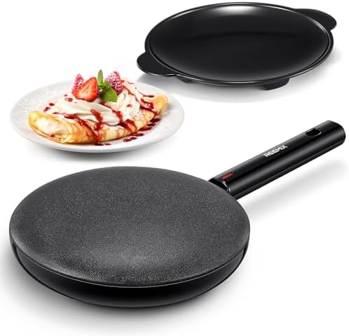 Amazon.com: Baker's Friend Instant Crepe Maker with Handle, Electric ...