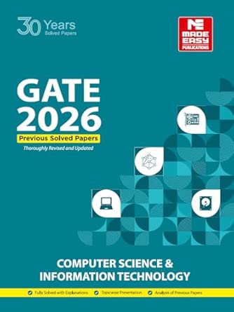 GATE 2026: Computer Science & IT Engineering Book | 30 Years Previous ...