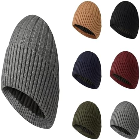 Winter Hats for Men Women Warm Fashion Windproof Cold Hats Knitted ...