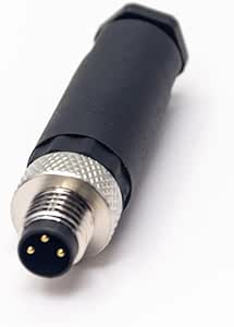 Amazon.com: Elecbee M8 Field Wireable Connector Plug, Elecbee Field ...