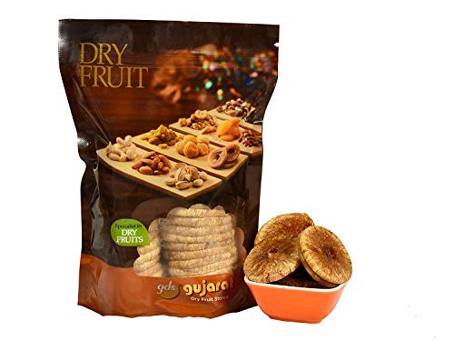 Gujarat Dry Fruit Stores Premium Dried Figs (Anjeer), 250 Grams, Rich ...