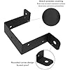 Amazon.com: Wpbhk 8 Pcs Black Strap Post Ties Brackets 4x4 Strap Post ...