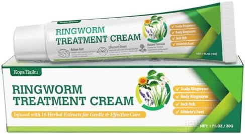 Ringworm Treatment Antifungal Cream for Humans: Extra Strength Herbal ...