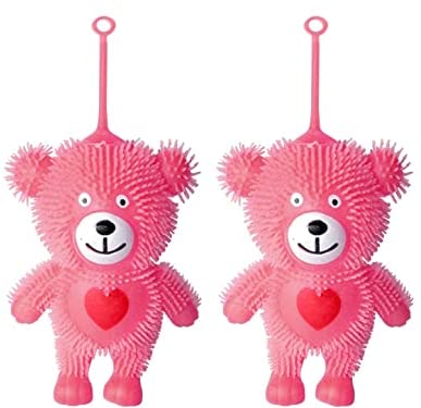 Buy KAVIN Combo of 2 Pieces Flashing Light Puffer Ball Squishy Bouncing ...