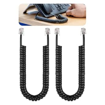 Wonvify Câble pour Combiné de Téléphone, Cable Telephone Fixe 3 Mèter ...