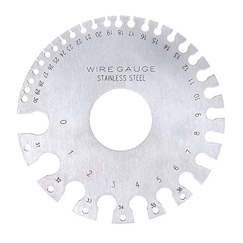 Snapklik.com : ChgImposs Round Wire Gauge, Stainless Steel Wire ...