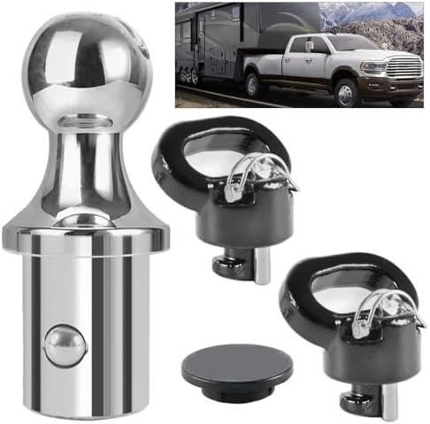 Amazon.com: Lrichy 60618 Upgraded 38k Puck System Gooseneck Hitch Ball ...