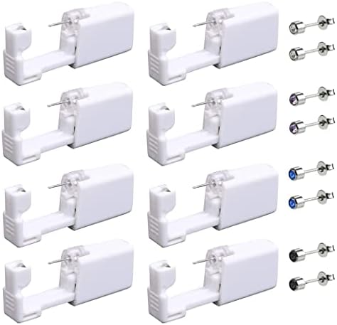 Pistola Buchi Orecchie, Lassuzie 8 Pezzi Pistole Usa e Getta per ...