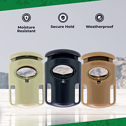 Snapklik.com : SGT KNOTS Toaster Ellipse Spring Cord Lock - Plastic ...