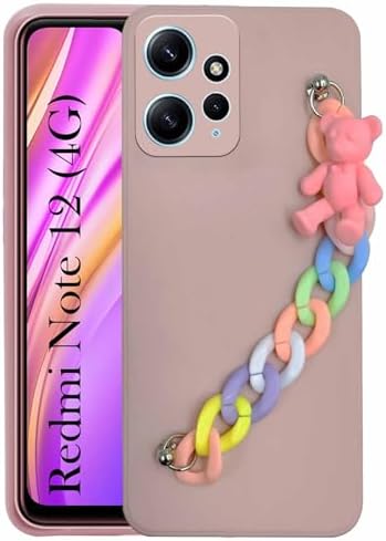 Jkobi Back Cover for Xiaomi Redmi Note 12 4G Girls Case with Bracelet ...