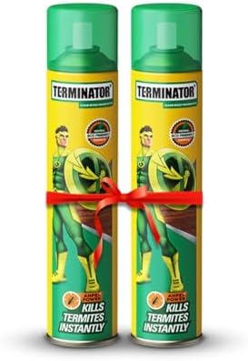 Terminator Eco-Friendly Termite Killer Spray (320ml x 2) | DIY Pest ...