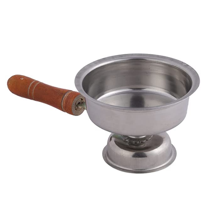 S.K Dhoop Dani with Handle | Stainless Steel Dhup Dani for Puja ...