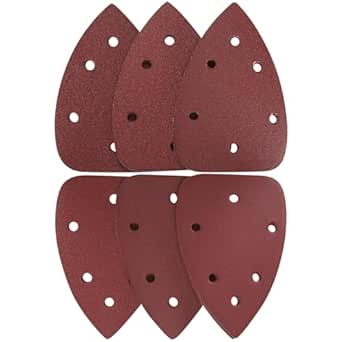 30 Pcs Mouse Detail Sander Sandpaper, Triangular Palm Sander Sandpaper ...