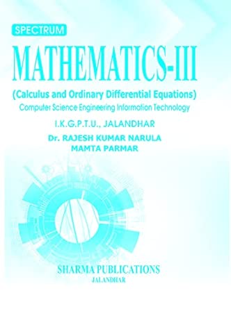 Amazon.in: Buy SPECTRUM ENGINEERING MATHEMATICS-III (Calculus and ...