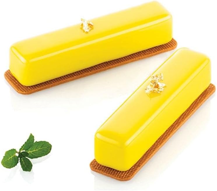 Silikomart Moule en silicone Fashion Eclair 130 x 25 H 25 mm + 10 plateaux + emporte-pièce ...