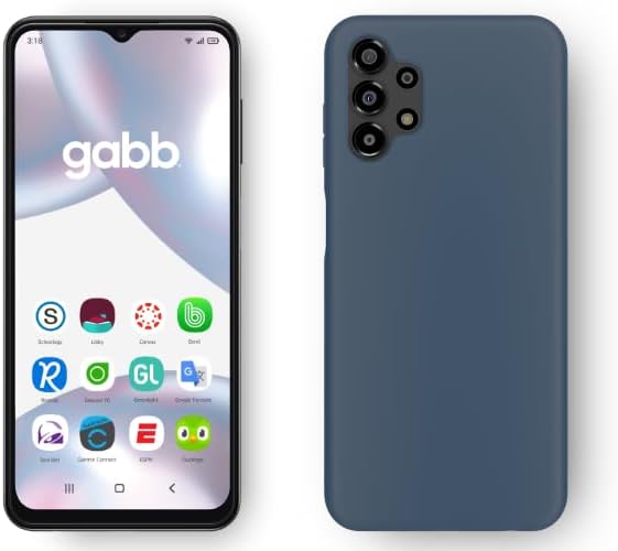 Amazon.com: Gabb Phone 3 Pro + Silicone Slateblue Case - Smart Phone ...