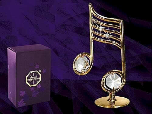 Crystal Temptations -Musical Notes figurine embellished with crystals ...