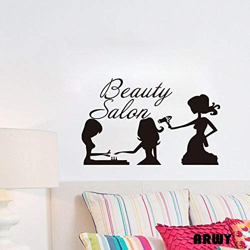 ISEE 360® Vinyl Wall Sticker Beauty Salon Wall Window Decal Sticker ...