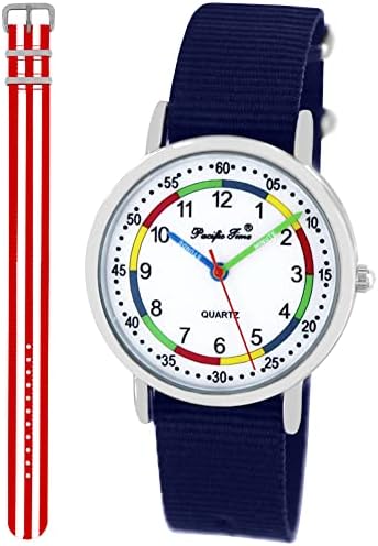 Pacific Time Pædagogisk ur drenge piger børn armbåndsur 2 armbånd ...
