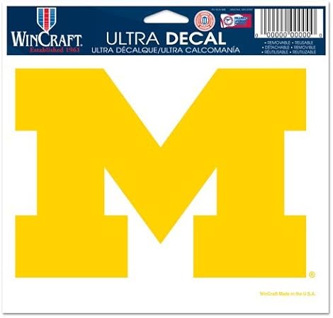 Amazon.com: University of Michigan Wolverines Decal Split M : Sports ...