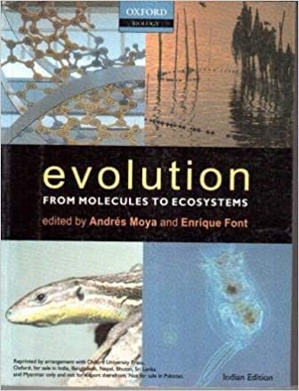 EVOLUTION FROM MOLECULES TO ECOSYSTEMS: 9780195680287: Books - Amazon.ca