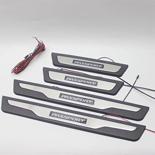 Amazon.com: OLIKE for Honda Passport 2019-2022 Stainless Steel Door Sill Scuff Plate Guard Sills ...