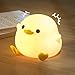 UNEEDE LED Cute Bean Duck Night Light, DoDo Duck Silicone Nursery Night ...
