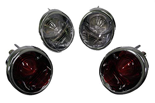 Amazon.com: Corvette Tail Light Assembly Kit with Back Up 1963-1966 C2 ...