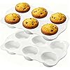 Amazon.com: Hiceeden 2 Pack Ceramic Muffin Pans, 6 Cups Non-stick ...
