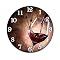 Amazon.com: Abucaky African American Black Girl Wall Clock Battery ...