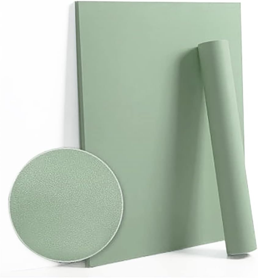 Dimoon 118"x15.7" Peppermint Light Green Peel and Stick Wallpaper Cyan ...