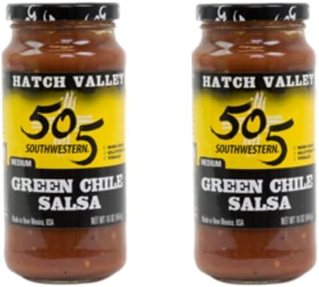Amazon.com : Hatch Valley Green Chile Sauce - (2 – 16oz) 505 ...