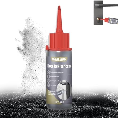 WEILAOK 60ML Graphite Powder for Locks, Graphite Lock Lubricant ...