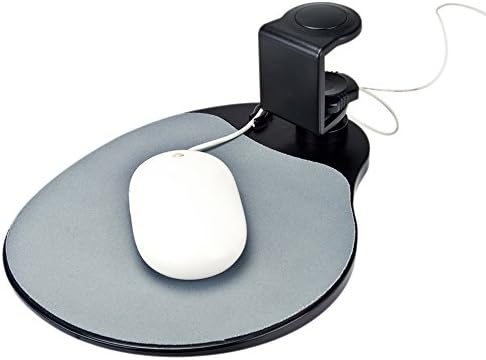 AIDATA Mouse Platform Under Desk Ergonomic Mouse Pad, Easy Tool-Free ...
