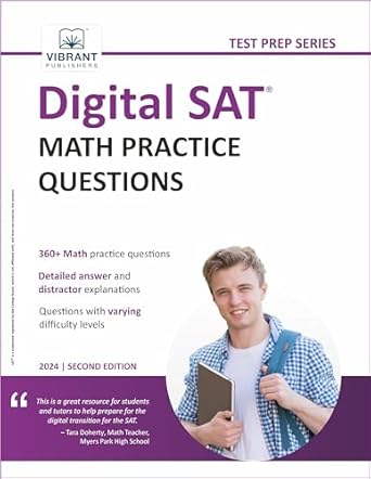Digital SAT Math Practice Questions : Publishers, Vibrant: Amazon.in: Books