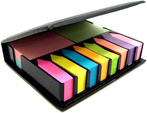 980 Pcs Colored Sticky Notes Flags 7 Color Index Tabs Index Flag Bright ...