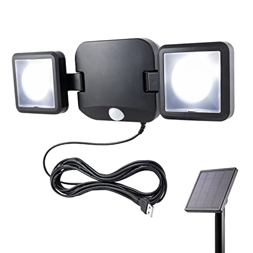Energizer Solar-Powered Security Light, Dual Head with Alkaline Battery ...