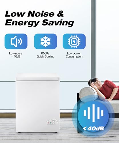 Snapklik.com : Chest Freezer 7.0 Cu.ft Compact Freezer Top Door, Deep ...