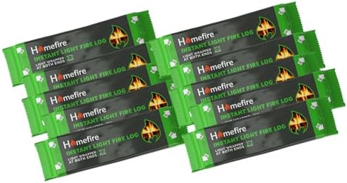 Homefire Natural Instant Light Fire Logs, for Open Fires, Multi-fuel ...