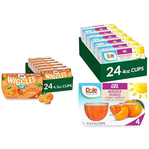 Amazon.com : Dole Fruit Bowls Mandarins in Orange Flavored Gel Snack ...