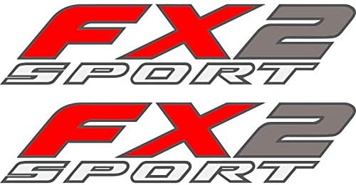 FX2 Sport F150 F250 F350 – Juego de calcomanías adhesivas color rojo ...