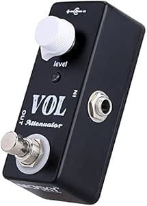 Amazon.com: Mosky Mini VOL Pedal atenuador Pedal de efectos de guitarra eléctrica con True ...
