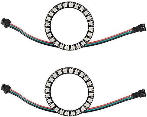 Amazon.com: Stemedu 2pcs WS2812B 5050 RGB LED Pixel Lamps, 24 ...