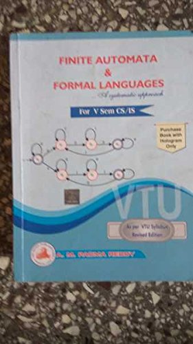 Finite automata and formal languages flat vtu Padma reddy : Amazon.in ...