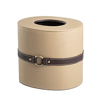 SPREAD SPAIN Ranch Oval-Shaped Leatherite Openable Dustbin & Trash Can ...