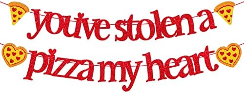 Amazon.com: Love You To Pizzas Banner Valentine’s Day Pizzas Party ...