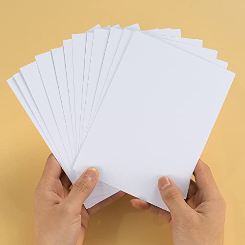 Snapklik.com : 100 Pack Thick Paper Cardstock Blank Heavy Cards Stock ...