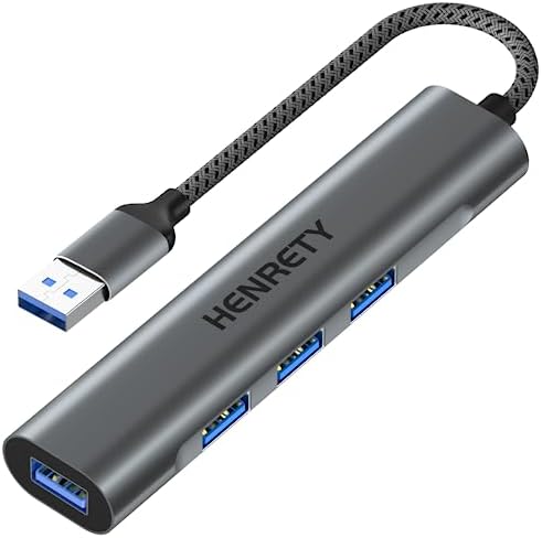 Amazon.com: USB Hub, USB Splitter,USB 4-Port Adapter,USB Extender for ...