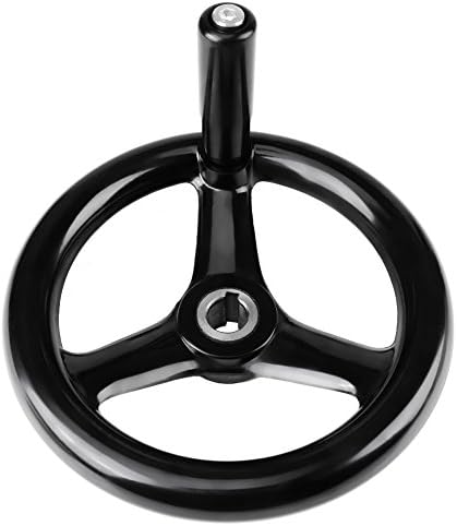 3 Spoke Hand Wheel with Revolving Handle Black Bakelite Round Three ...