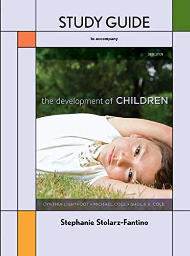 Amazon.com: The Development of Children Study Guide: 9781429217835 ...